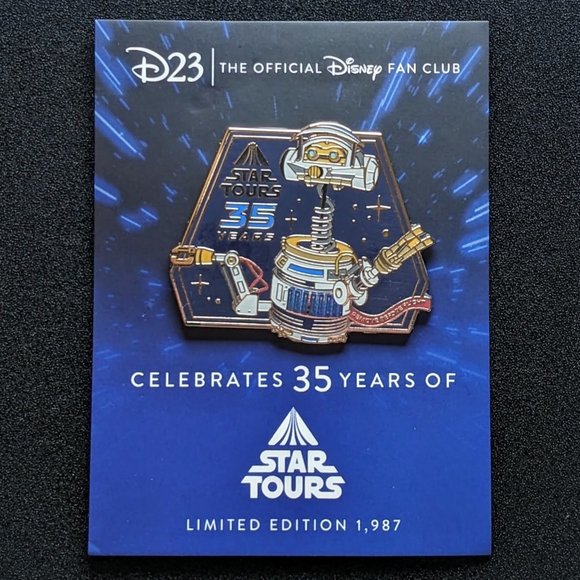 Disney | Jewelry | Star Wars Disney D23 Pin Captain Rx24 Star Tours ...